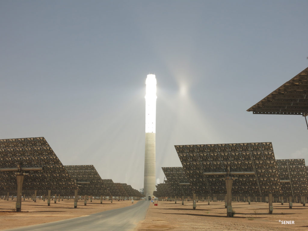 ESTELA | The Noor Ouarzazate III central receiver solar plant with ...